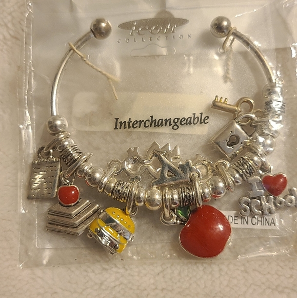 Icon Collection | Jewelry | Nwt Adorable Charm Bracelet For Teachers By ...